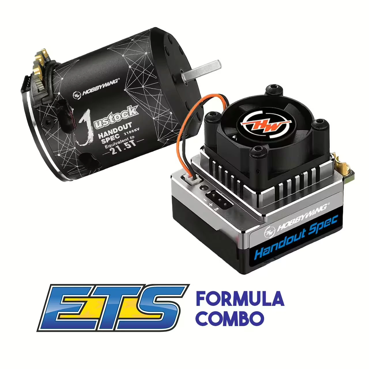 Hobbywing ETS Formula Combo - Xerun XR10 Justock G3 Handout ESC + Xerun Justock 21.5T Motor ...